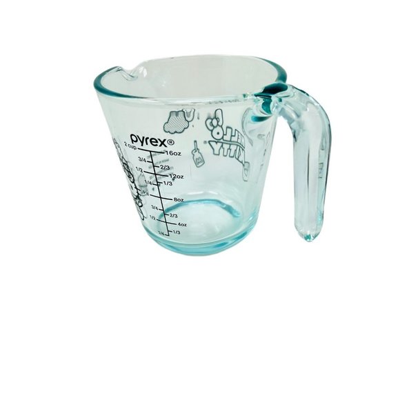 Hello Kitty | Kitchen | Pyrex Sanrio Hello Kitty Glass Measuring Cup ...